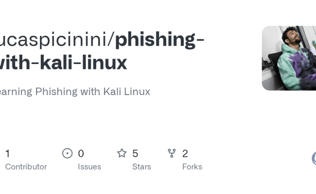 GitHub - Lucaspicinini/phishing-with-kali-linux: Learning Phishing With ...