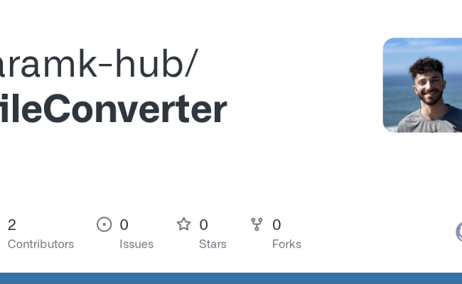GitHub - Aramk-hub/fileConverter