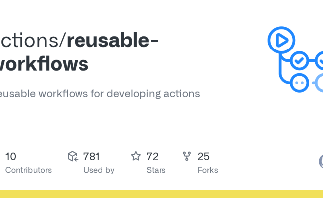 GitHub - Actions/reusable-workflows: Reusable Workflows For Developing ...