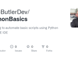 Github Jakebutlerdev Pythonbasics Learning To Automate Basic Scripts