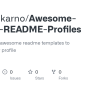 GitHub - Alamin-karno/Awesome-GitHub-README-Profiles: A Collection Of ...