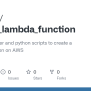 GitHub - Atifadib/sample_lambda_function: Contains Docker And Python ...