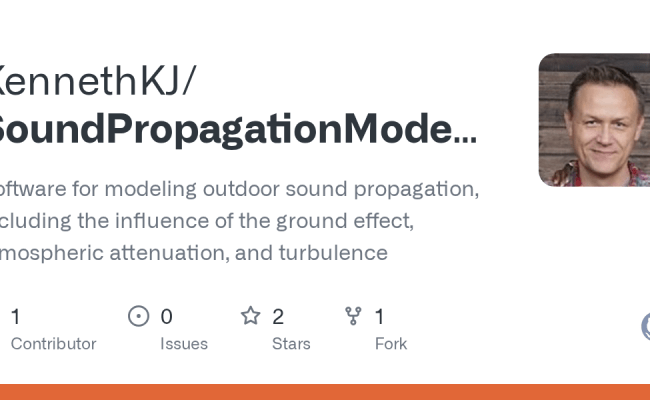 GitHub - KennethKJ/SoundPropagationModeling: Software For Modeling ...