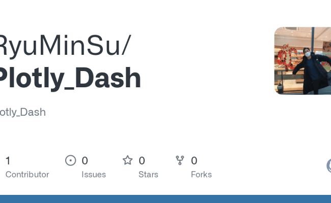 GitHub - RyuMinSu/Plotly_Dash: Plotly_Dash