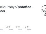 Github Codejourneys Practice Python