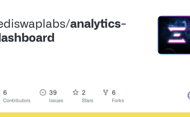 GitHub - Jediswaplabs/analytics-dashboard