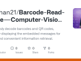 Github Luxshan21 Barcode Read Code Computer Vision Raspberry Pi