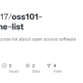 GitHub - X-lab2017/oss101-awesome-list: An Awesome Course List About ...