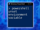 Powershell Get Environment Variable A Simple Guide