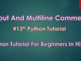 Pyhon Tutorial
