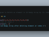 Np Delete Remove Items Rows Columns From Numpy Array How To Delete
