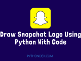 Draw Snapchat Logo Using Python Pythondex