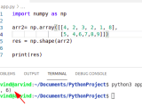 Python Numpy Shape With Examples Python Guides