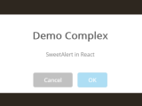 React Wrapper For Sweetalert Js Library Reactscript