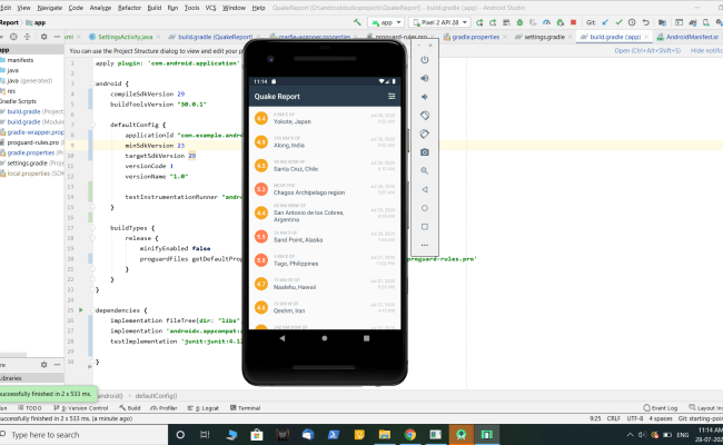 GitHub - GodAayush/EarthquakeAndroid
