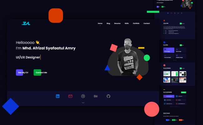 GitHub - Mhdafrizalsa/mhdafrizalsa.github.io: Portfolio Website - By ...