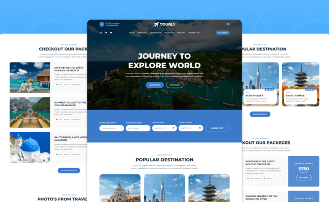 GitHub - Codewithsadee/tourly: Tourly Is Fully Responsive Travel Website