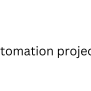 GitHub - 567785227/automation-project-