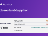 Aws Cdk Aws Lambda Python Python Package Snyk