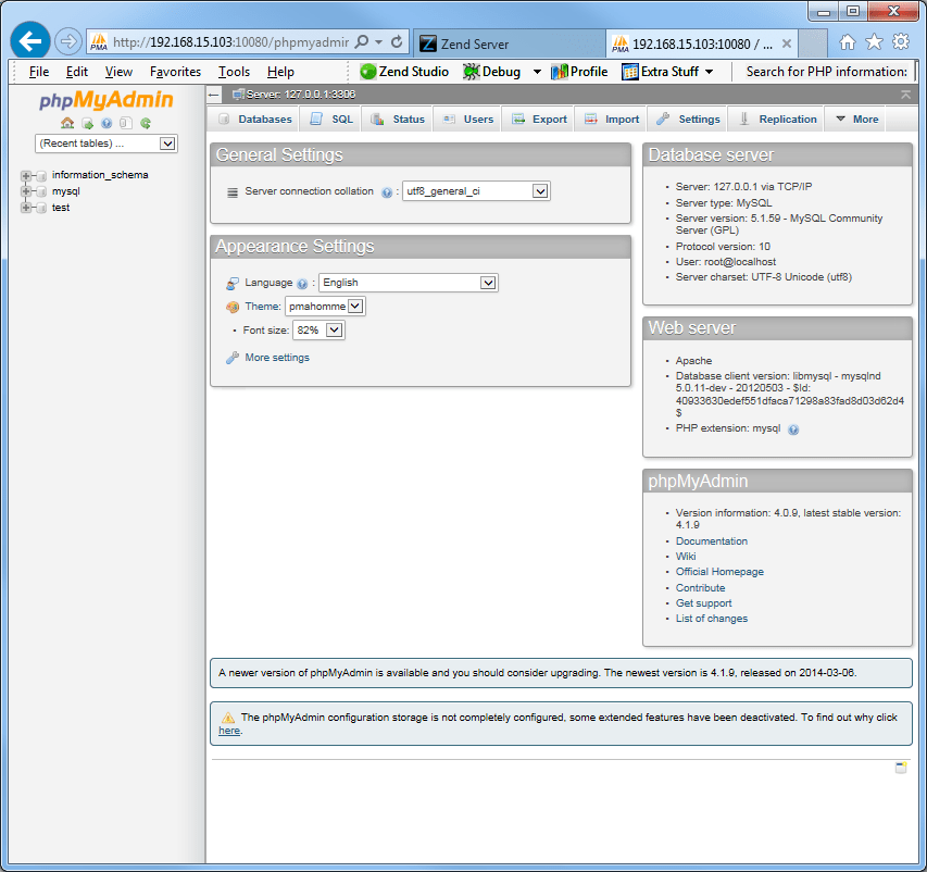 Deploy Phpmyadmin Compatible With Mysql 51 Rod Flohr On The Web 