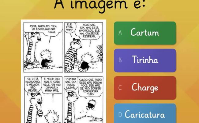 Charge, Cartum, Caricatura Ou Tirinha? - Test
