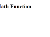 Javascript Math Studyopedia