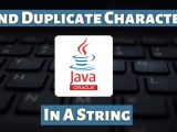 Print Duplicate Characters In String Using Java Techdecode Tutorials