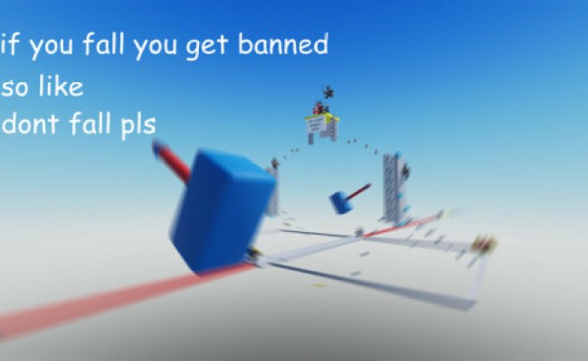 If You Fall You Get Banned For 1 Hour [VC] - Roblox