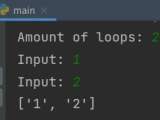 Python For Loop User Input Example Code