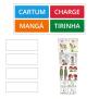IDENTIFIQUE SE É TIRINHA, CARTUM, CHARGE OU MANGÁ - Match Up