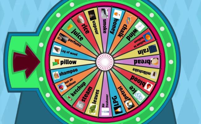 States Of Matter : Solid Liquid Gas - Random Wheel
