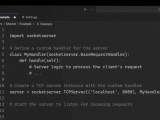 Basic Example Of Socketserver Unixstreamserver In Python