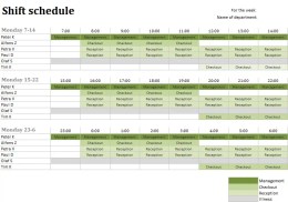 Duty Roster Excel Templates For Every Purpose
