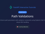 Path Parameters And Numeric Validations Fastapi Basics Fastapi Tutorial