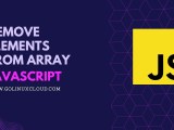 Remove Element From Array Javascript Solved Golinuxcloud