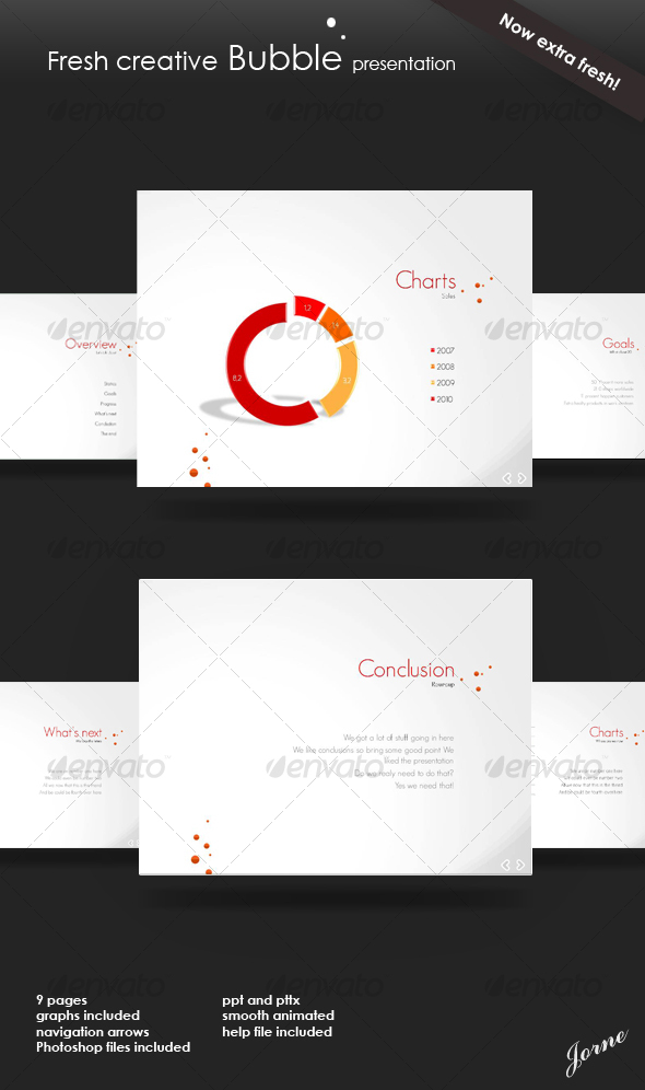 Fresh and Clean Bubble Presentation | Presentation Templates