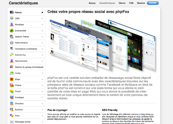 Votre réseau social prêt à l’emploi avec phpFox - 01Script