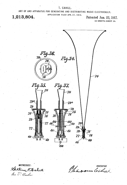The ‘Telharmonium’ or ‘Dynamophone’ Thaddeus Cahill, USA 1897 – 120 ...