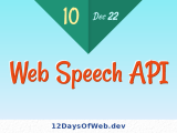 Web Speech Api 12 Days Of Web