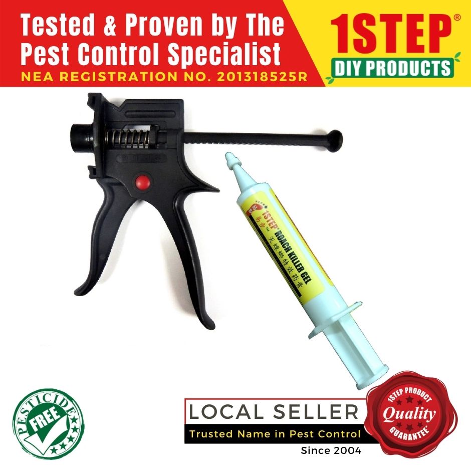 1STEP Gel Bait Gun - Plastic - For Easy Application of Insect Gel Bait ...