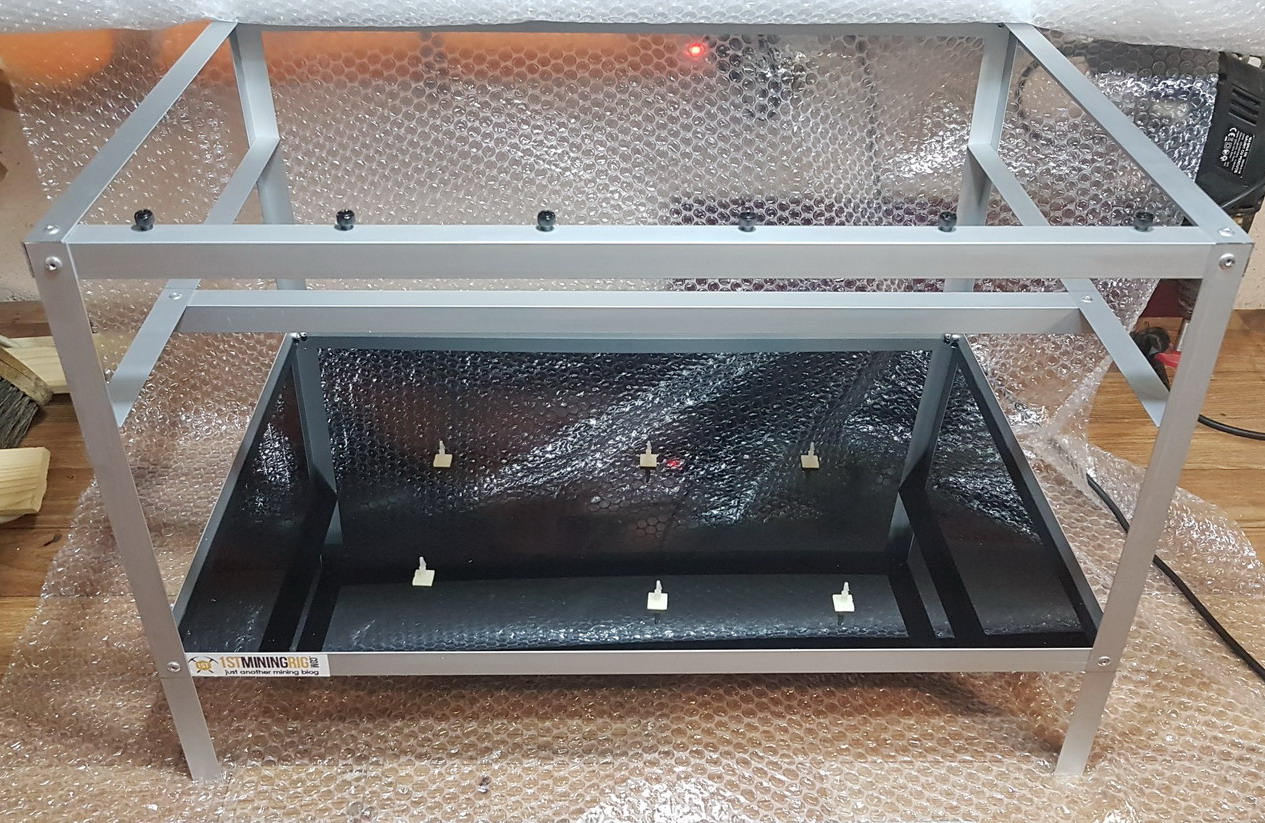 1st Mining Rig Aluminum Open Air Frame Case v4.0 - 1st Mining Rig