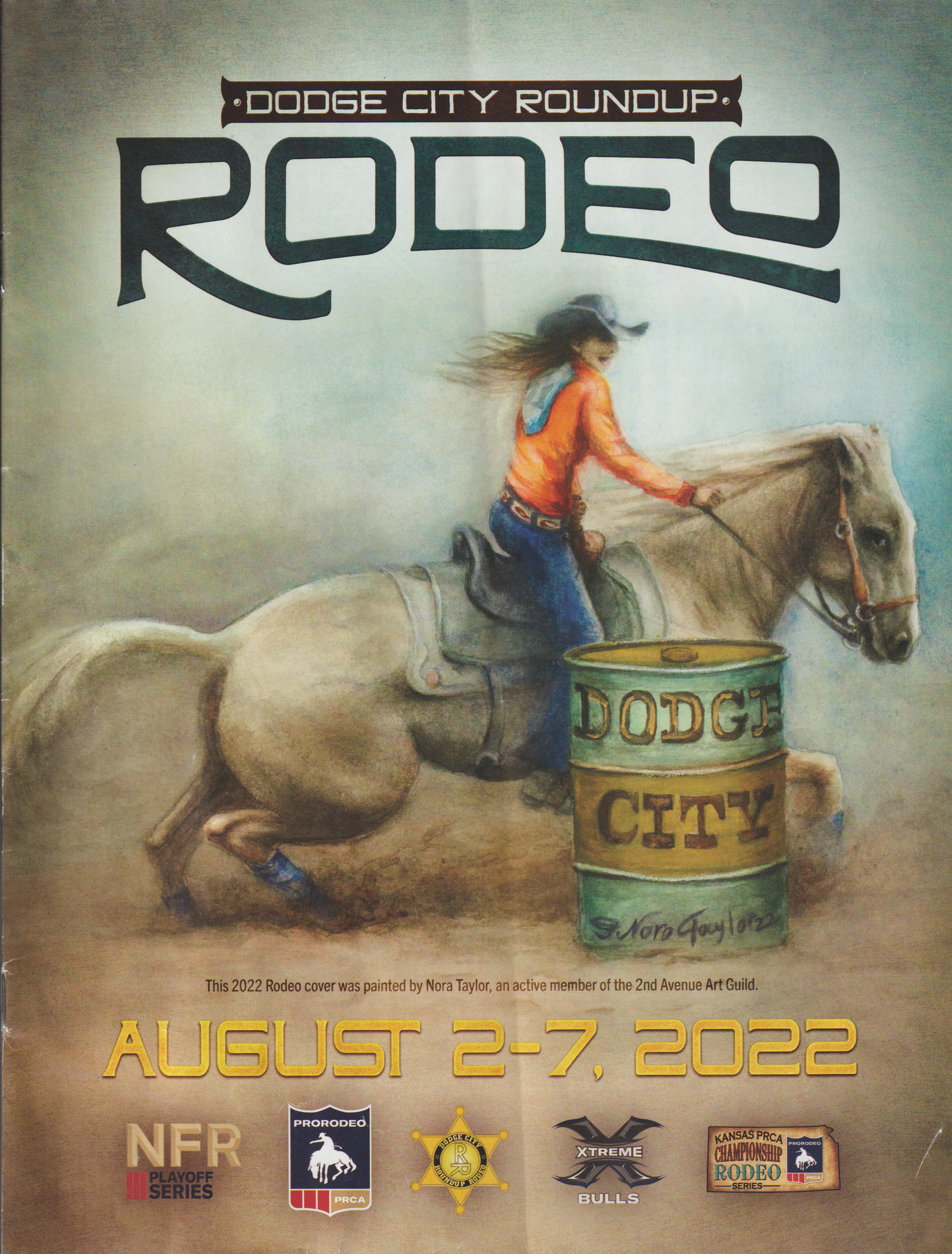 Dodge City Roundup Rodeo 2022 – 2nd Avenue Art Guild and Gallery