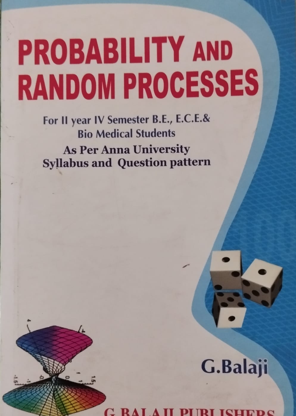 Probability And Random Processes- for 2nd year and 4th tear-BY Dr.G ...