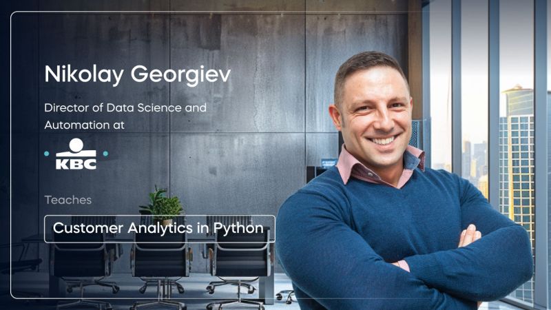Customer Analytics In Python Course 365 Data Science - Premium Landscape Illustration Gallery - Mobile