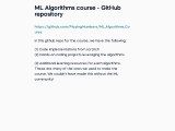 The Machine Learning Algorithms A Z Course 365 Data Science