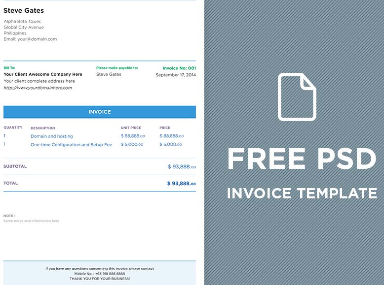 Office 365 invoice template - heroaso