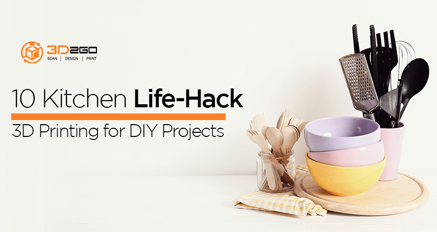 10 Kitchen Life-Hack 3D Printing for DIY Projects | 3D2GO Philippines
