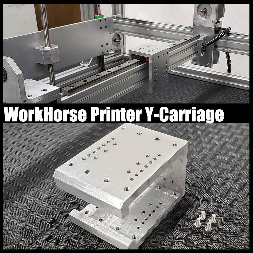 WorkHorse Printer Y-Carriage - 3D Distributed