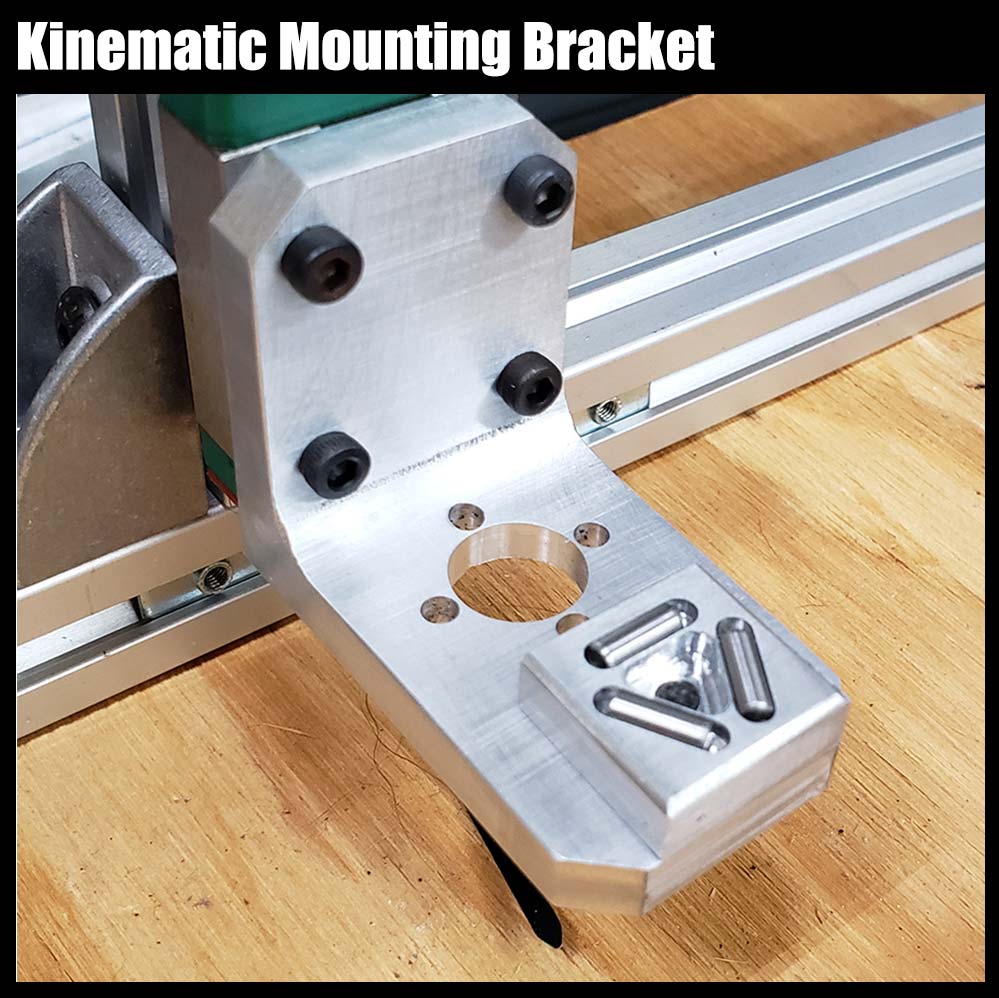 Kinematic Mounting Bracket-Fixed-Neutral - 3D Distributed
