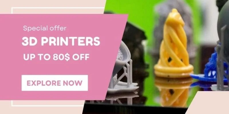 Up To 100$ Off 3D Printer Coupons And Deals